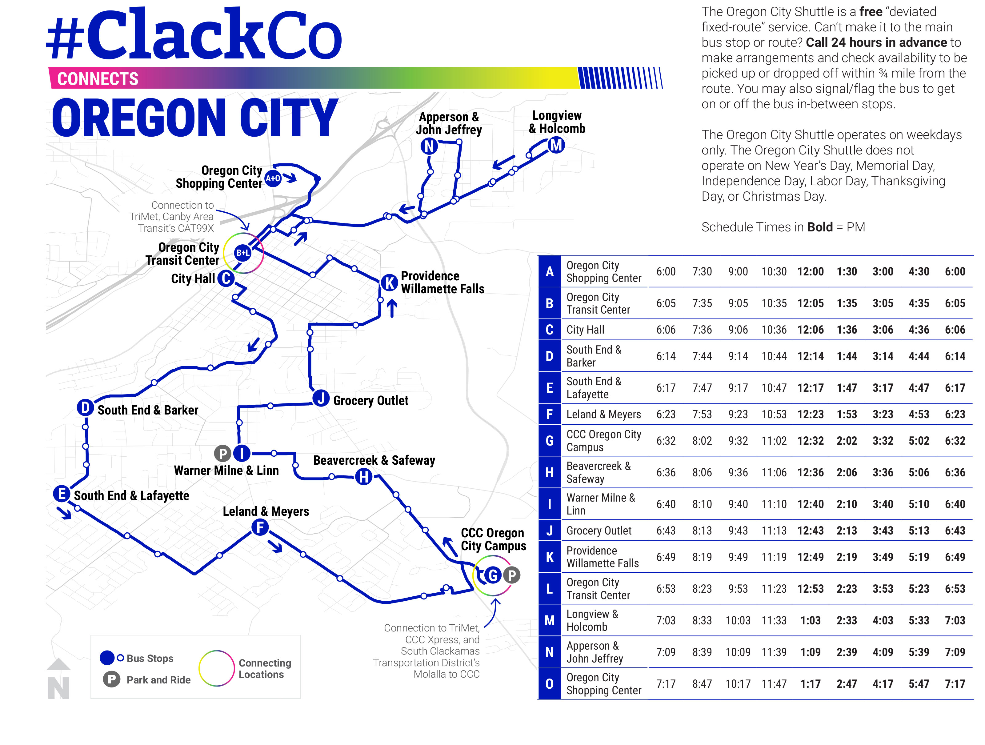 Clackamas County Street Map